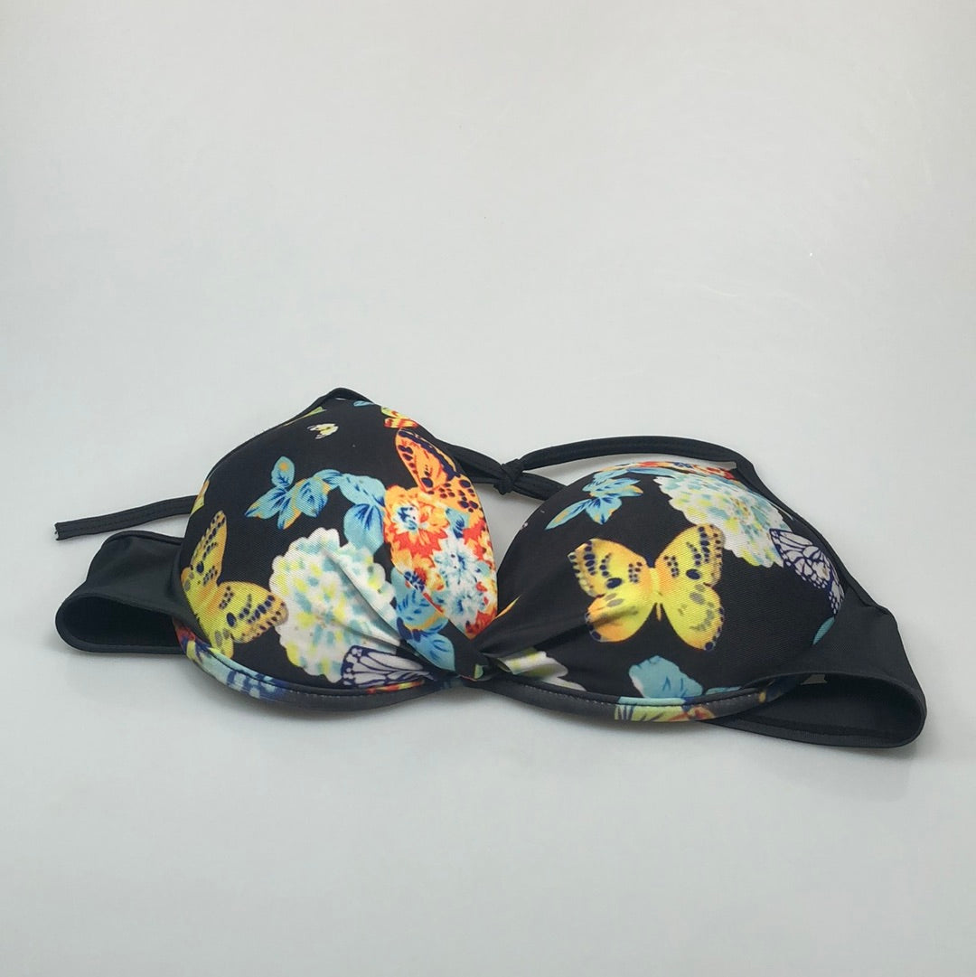 Brasier De Baño Negro De Flores Body – Variangis